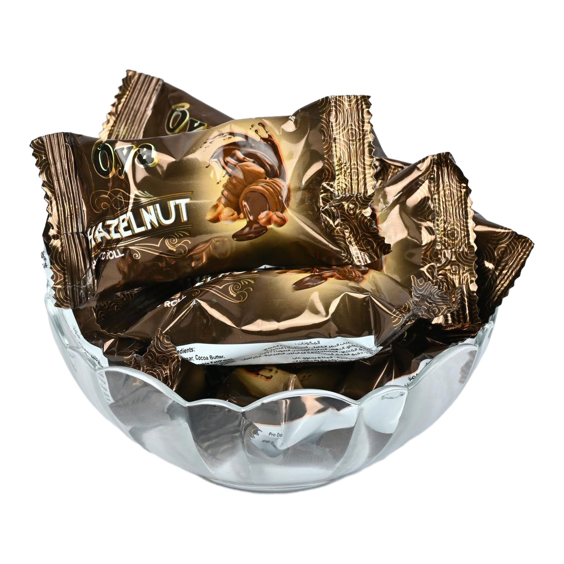 OYA HAZELNUT CHOCO ROLL | CLASSIC DELICIOUS WAFER ROLL STICKS BITES (2 ...